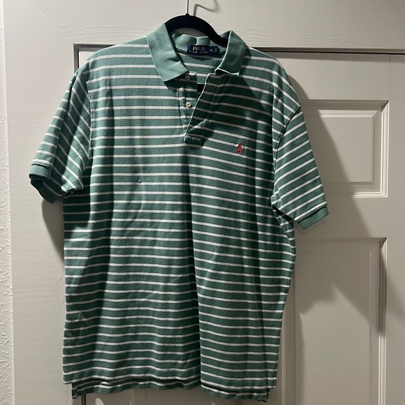 Polo Ralph Lauren | Shirts | Polo Ralph Lauren Sage Green And White ...